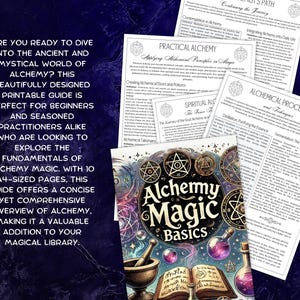 Printable Guide to Alchemy Magic | 10 A4 Pages | Basics of Alchemy for ...