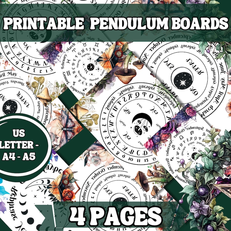 Pendulum Board Printable - Etsy