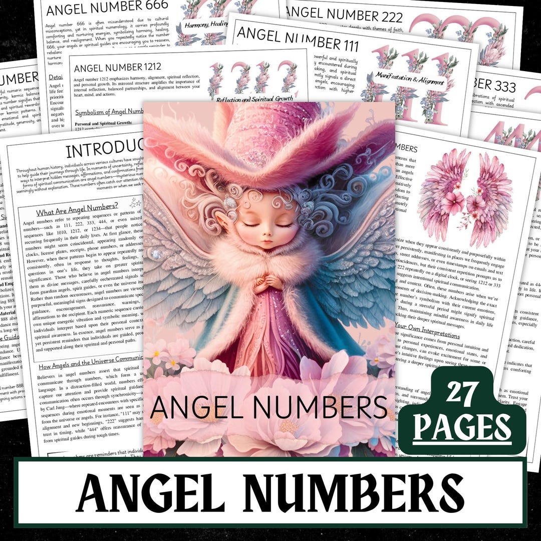 Angel Numbers Grimoire | Numerology Spiritual Guidance (digital ...