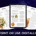 Litha Grimoire Printable Set , 14 Pages A4 Wiccan, Pagan, Witchcraft ...