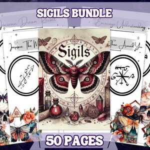 Powerful Sigil Magic Bundle , Printable Grimoire Pages , Intro to ...