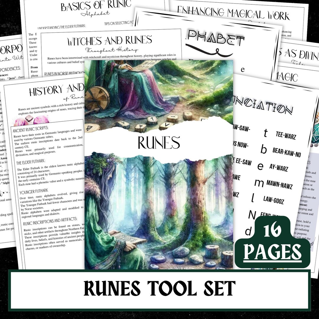Rune Magic Guide – Runic Witchcraft, Divination & Spellwork (digital ...