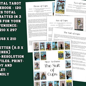 Beginner Tarot Guidebook | Card Meanings & Spreads (PDF) - Etsy