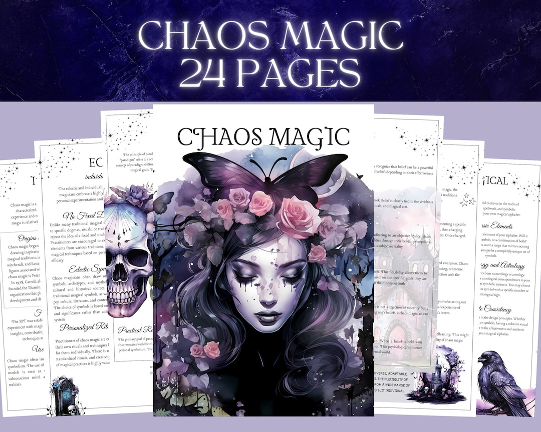Chaos Magic Grimoire Set 24 Pages A4 Size Digital Download - Etsy New ...