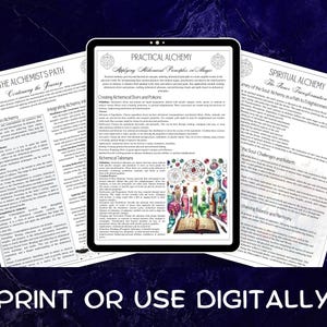 Printable Guide to Alchemy Magic 10 A4 Pages Basics of Alchemy for ...