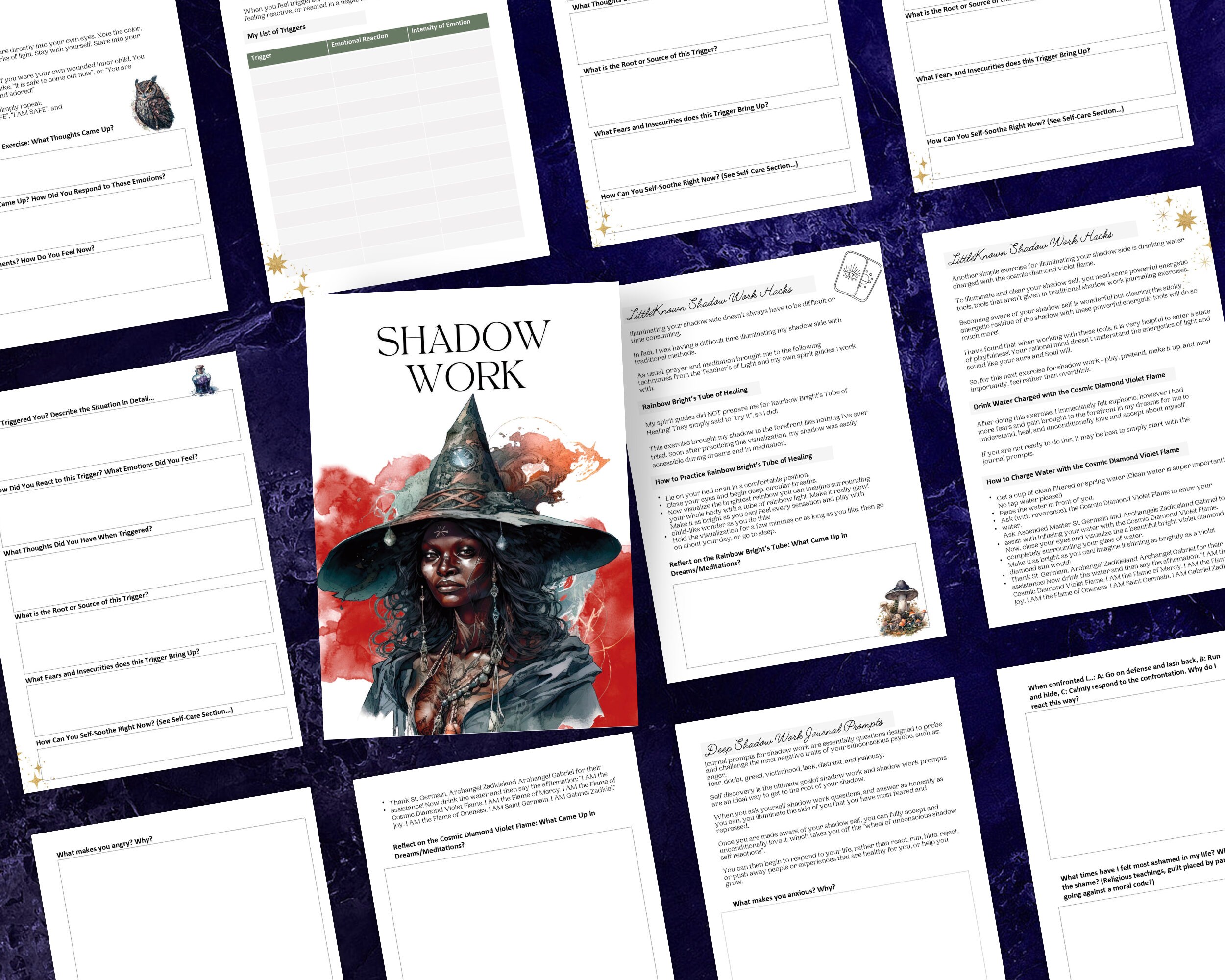 Ultimate Shadow Work Guide and Journal for Witches , Printable Grimoire ...