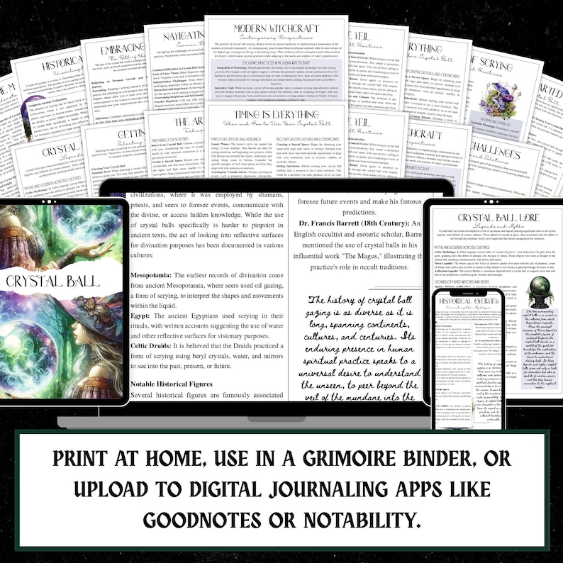 Crystal Ball Scrying Guide | Witchcraft Divination (digital Download ...