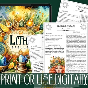 Printable Litha Spells: 10 Summer Solstice Rituals (A4 Size) - Etsy