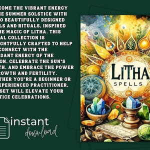 Printable Litha Spells: 10 Summer Solstice Rituals (A4 Size) - Etsy
