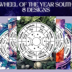 Wheel of the Year Southern Hemisphere Bundle Printable - Etsy