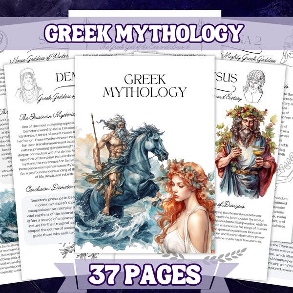 Greek Mythology - Etsy