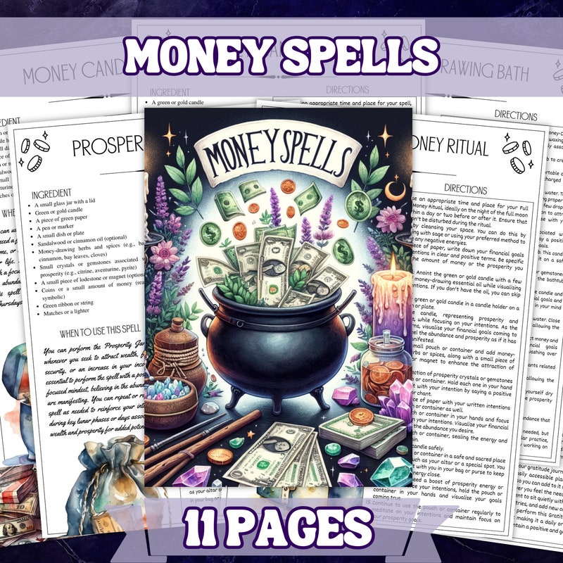 Money Spell - Etsy