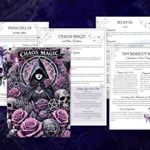 Chaos Magic Grimoire Set 24 Pages, A4 Size , Digital Download ...