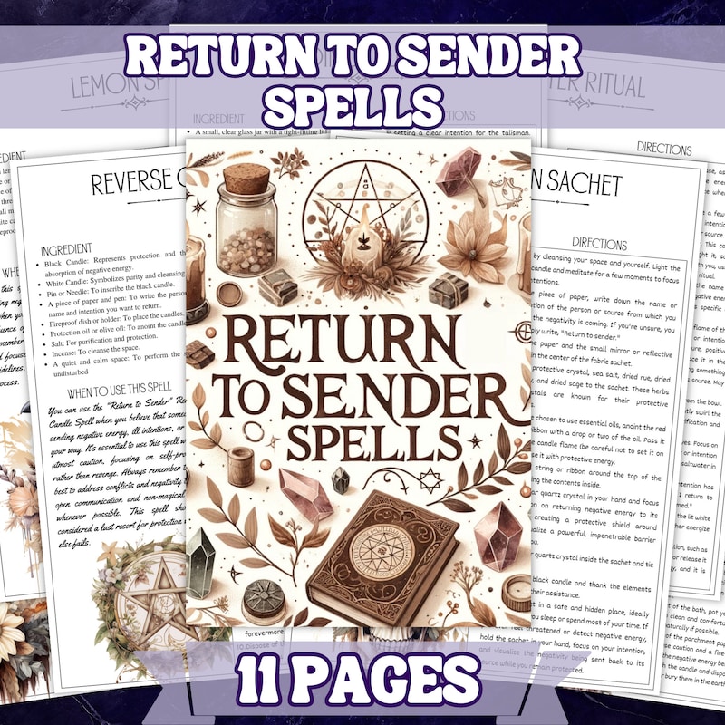 Return to Sender Spell - Etsy