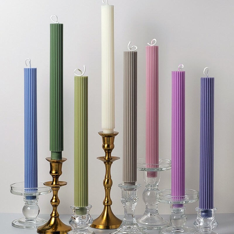 Colorful Candles - Etsy