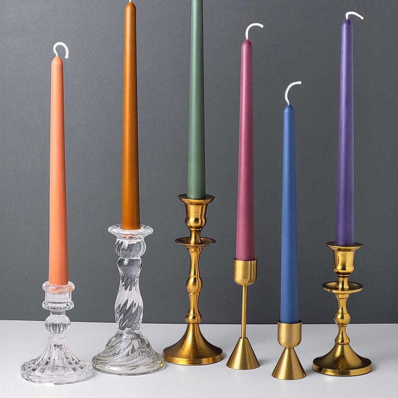 Colorful Candles - Etsy