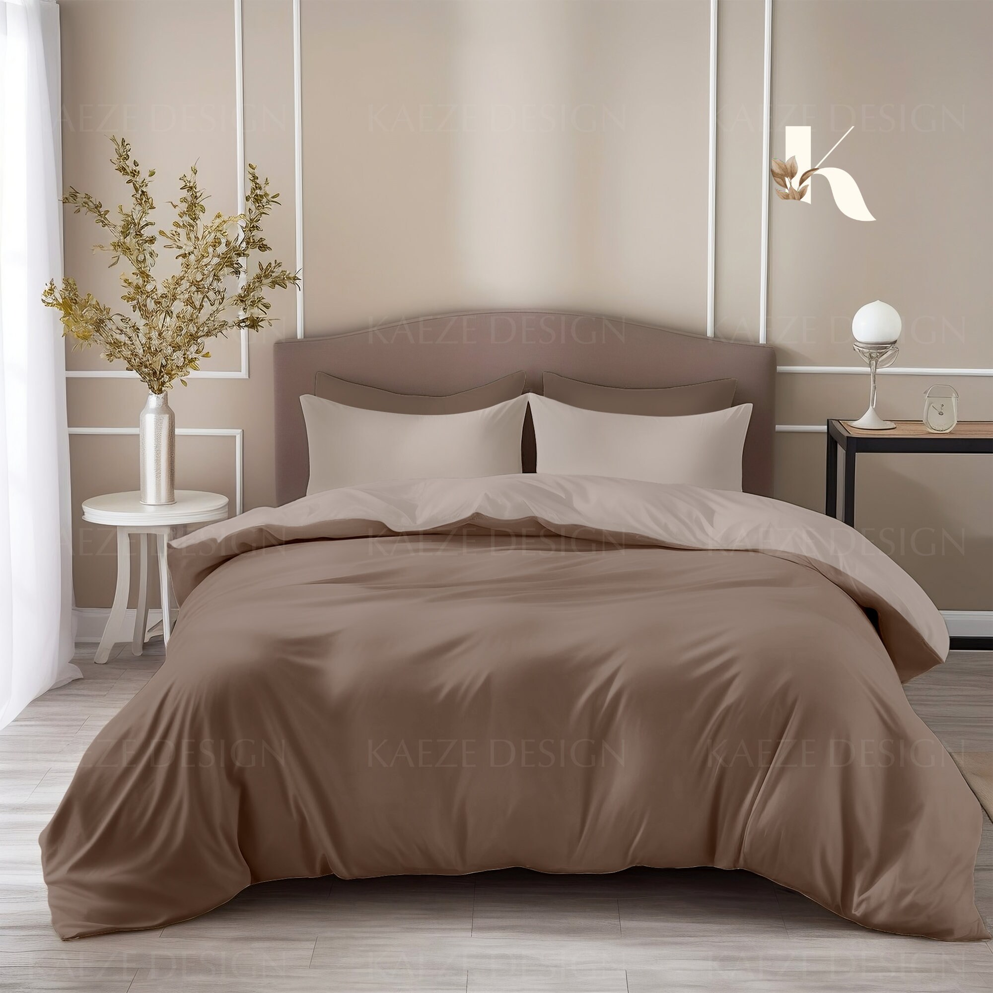 Bedding Set Mockup: Photoshop PSD & Canva Template - Etsy