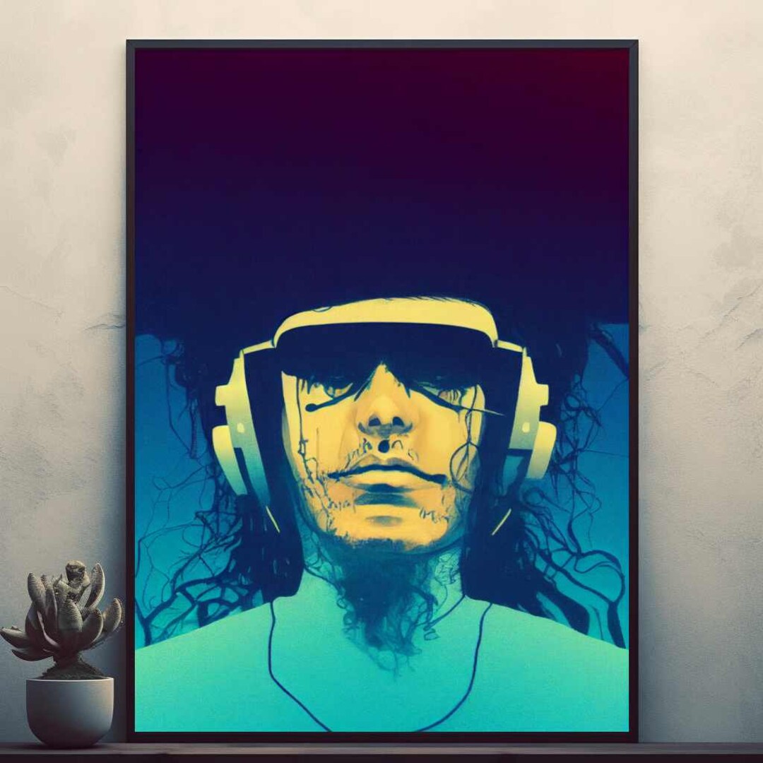 Music Posters Prints Wall Art Modern Home Room Bar Decor Painting ...