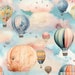 Hot Air Balloons Posters Prints Wall Art Modern Home Room Bar Decor ...