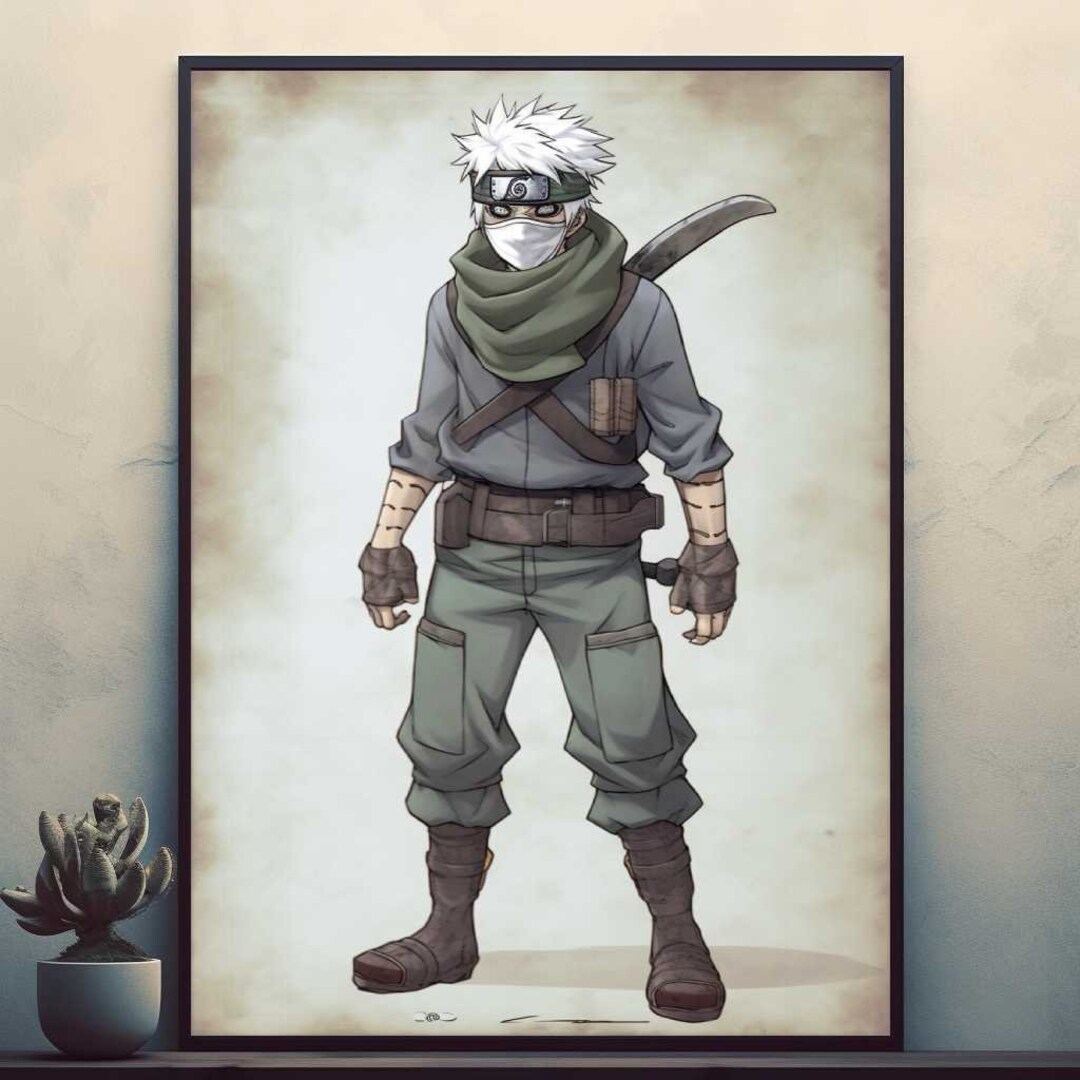 Kakashi Hatake Anime Posters Prints Wall Art Modern Home Room - Etsy