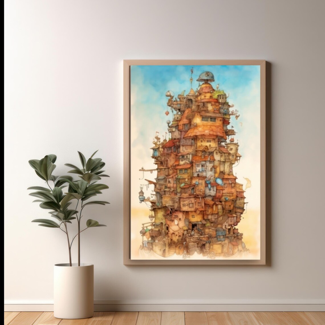 Watercolor Art Posters Prints Wall Art Modern Home Room Bar Decor ...