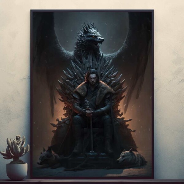 Jon Snow Poster - Etsy