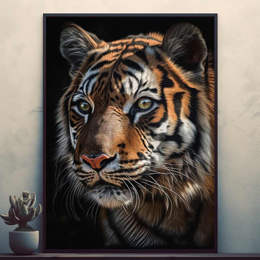 Bengal Tiger Posters Prints Wall Art Modern Home Room Bar Decor ...