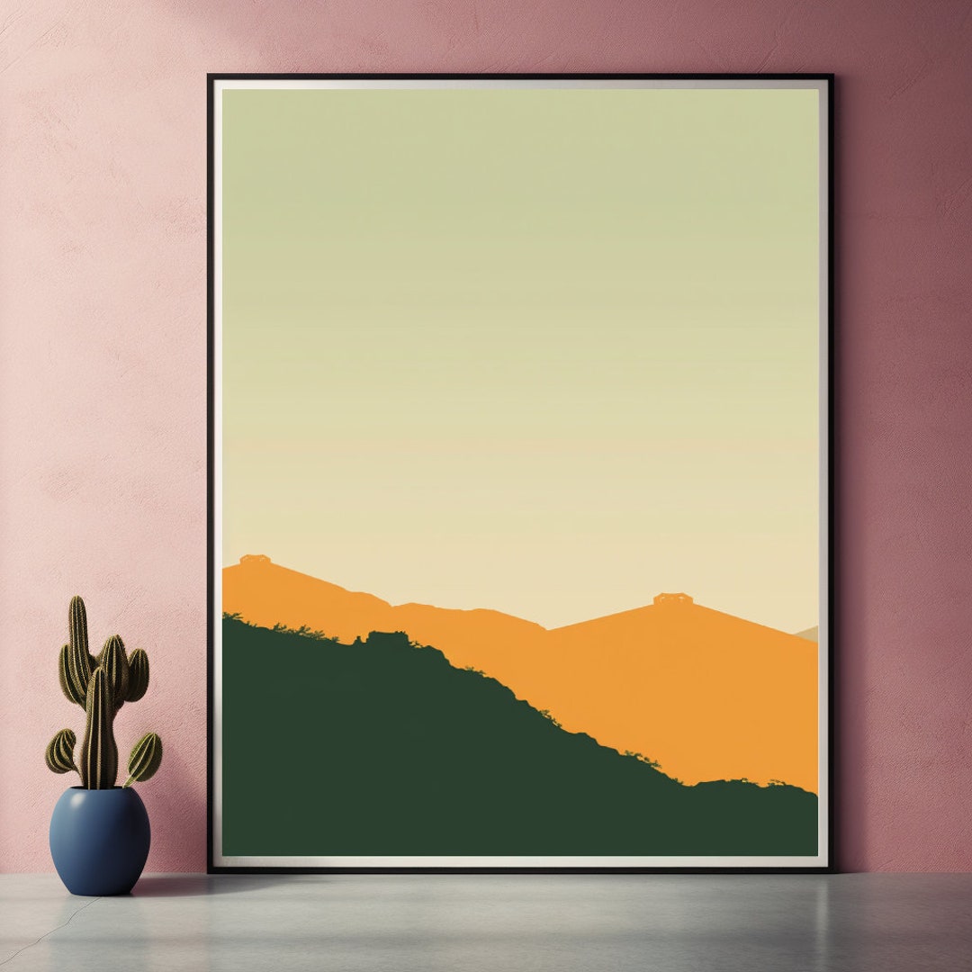 Great Wall of China Travel Poster Posters Prints Wall Art Modern Home ...