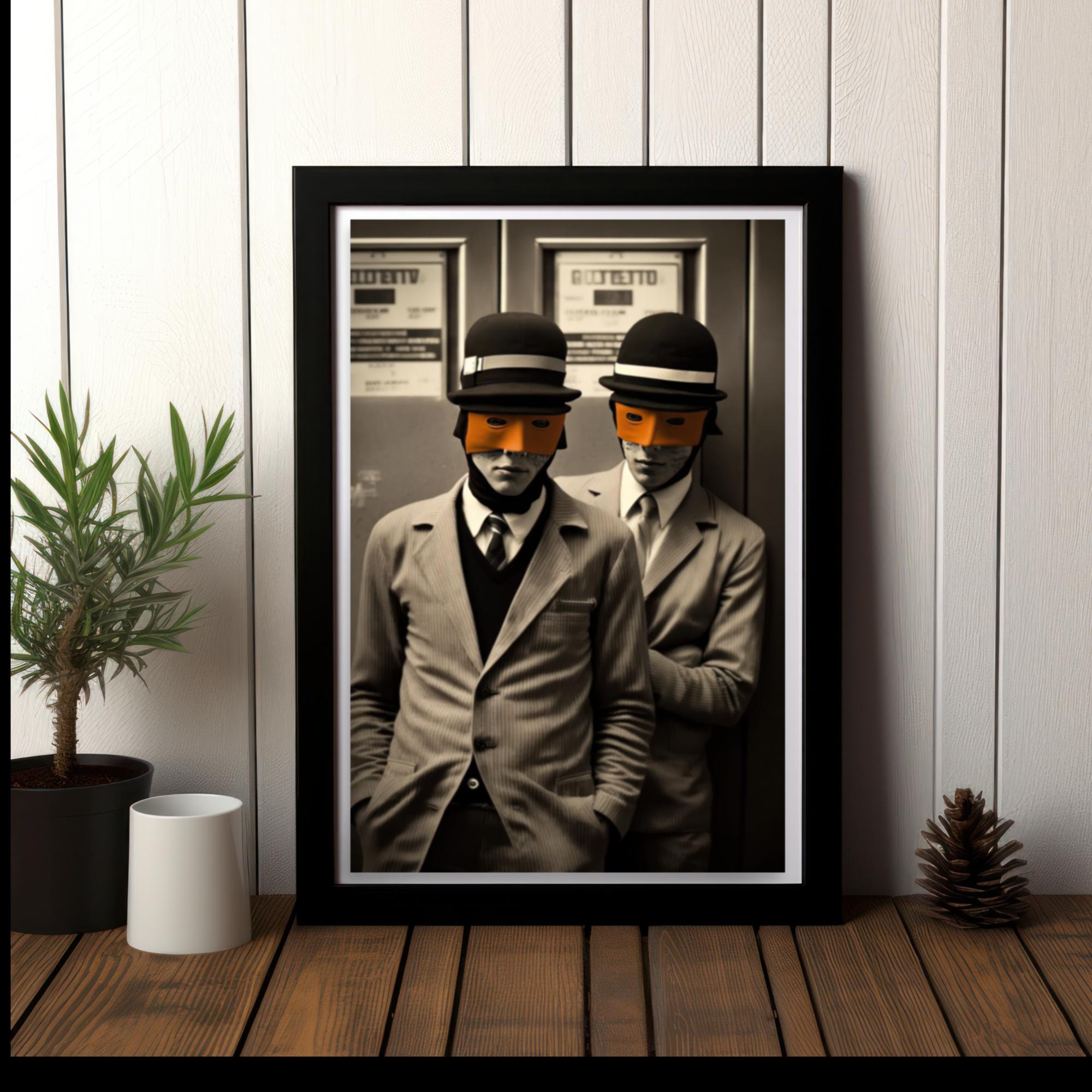 Bank Robbers Vintage Posters Prints Wall Art Modern Home Room Bar Decor ...