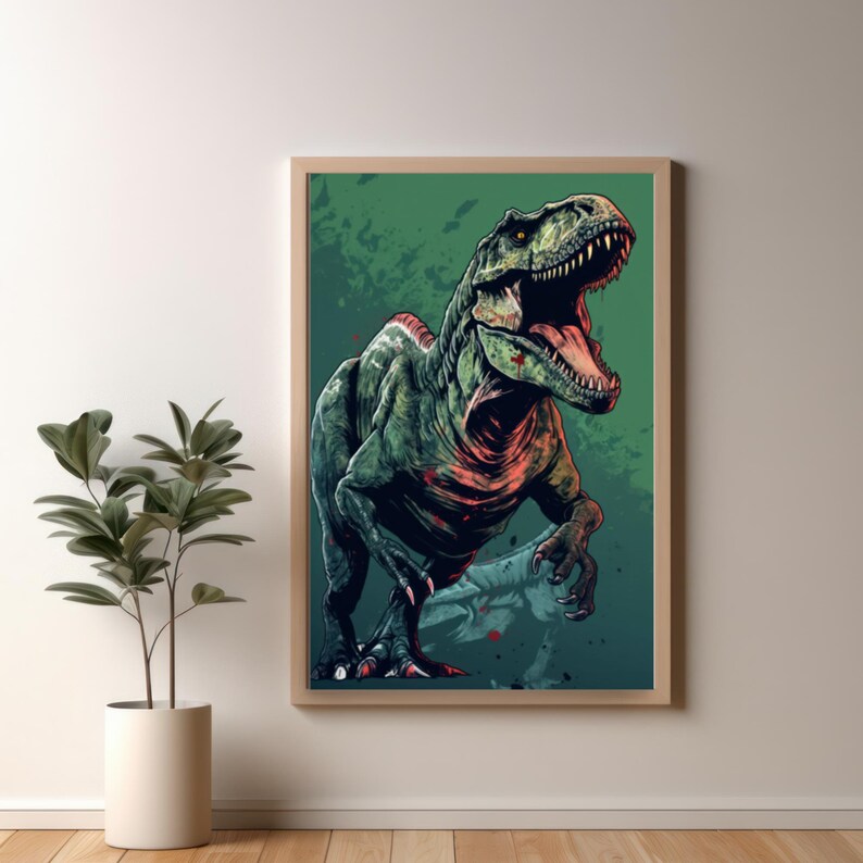 Trex Posters Prints Wall Art Modern Home Room Bar Decor Painting ...
