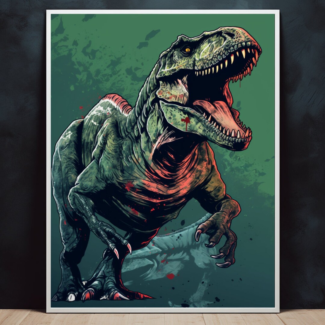 Trex Posters Prints Wall Art Modern Home Room Bar Decor Painting ...