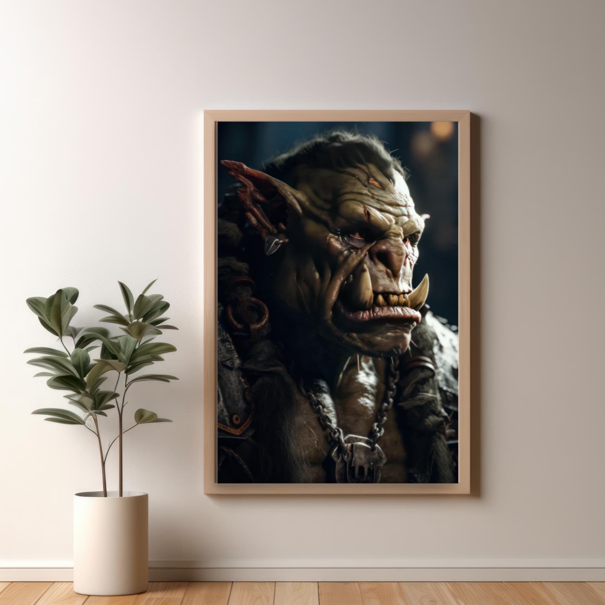 Orc Posters Prints Wall Art Modern Home Room Bar Decor Painting ...