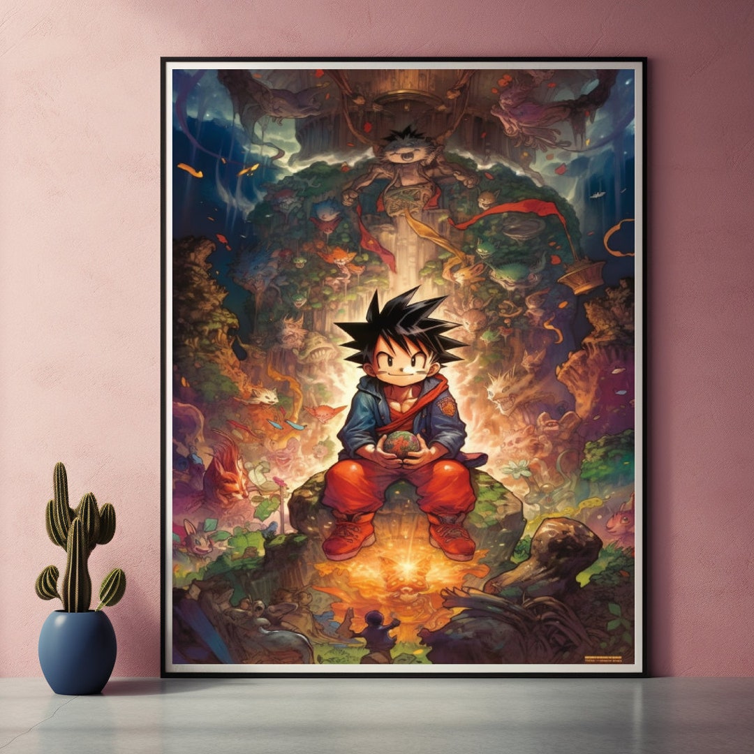 Gohan Dragon Ball Z Anime Posters Prints Wall Art Modern Home - Etsy