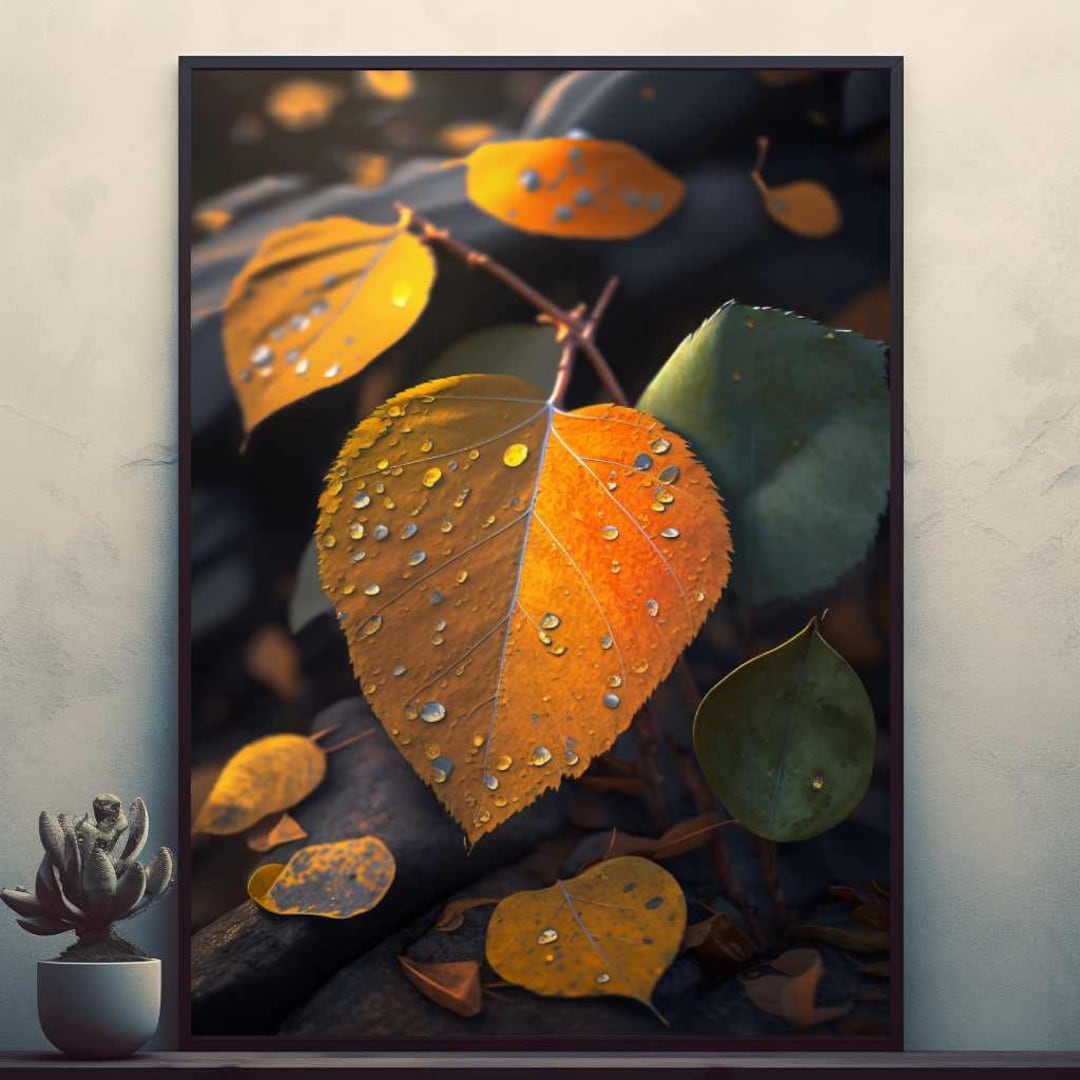 Fall Colors Beautiful Nature Posters Prints Wall Art Modern Home Room ...
