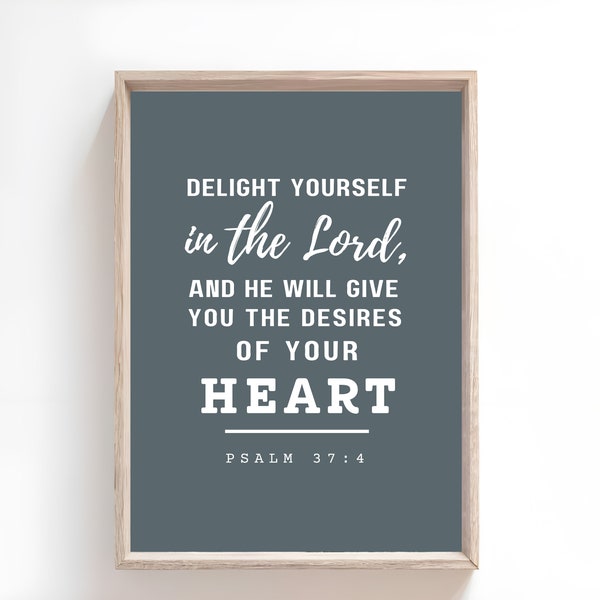Psalm 37 4 - Etsy