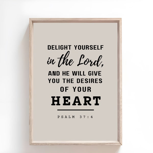 Psalm 37 4 - Etsy