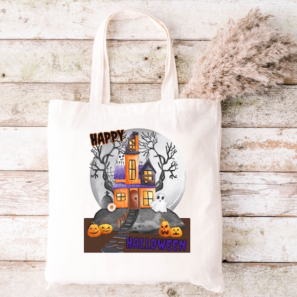 Spooky Scary Stuff Tote Bag, Halloween Tote Bag, Skeleton Tote Bag ...