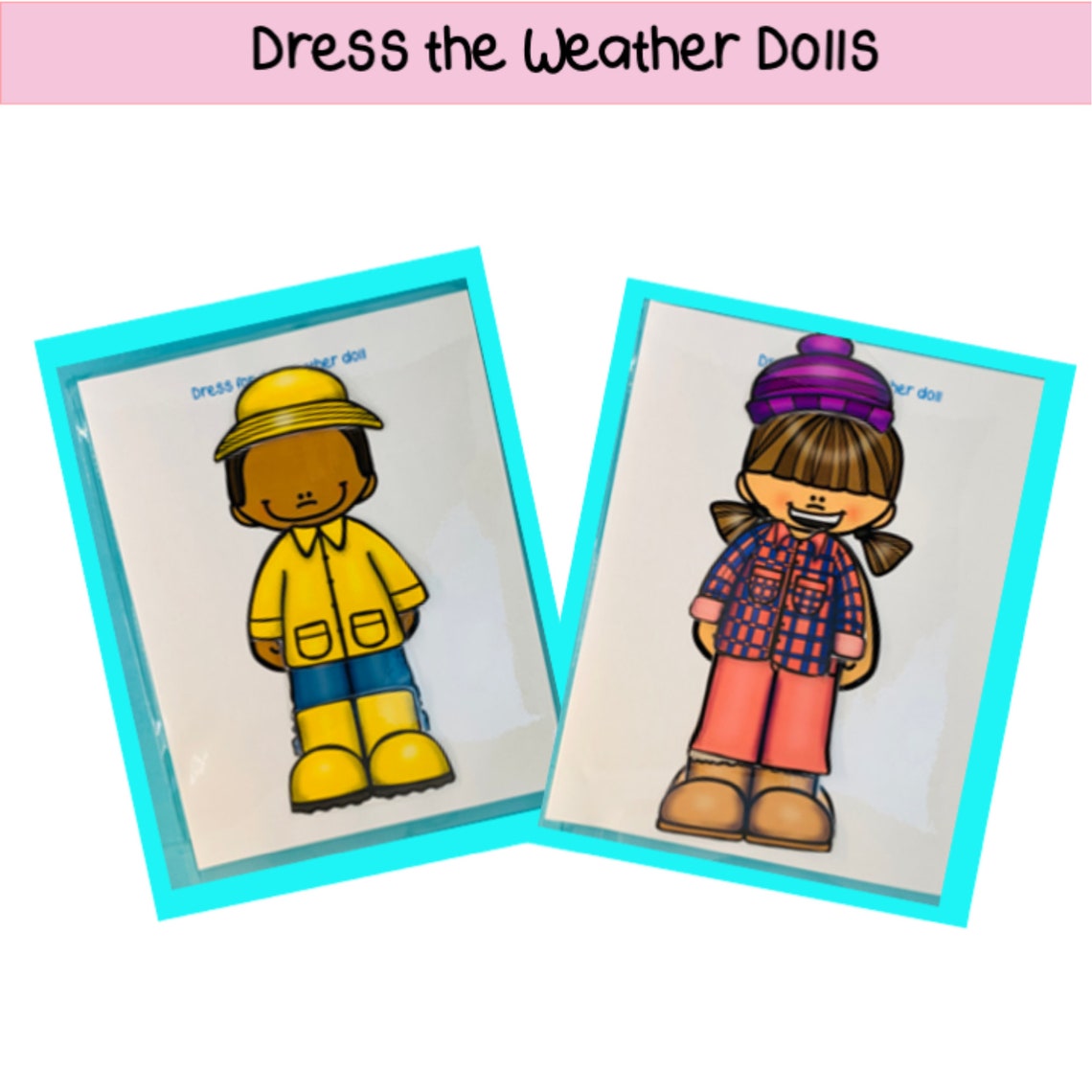 Weather Toddler Packet - Etsy