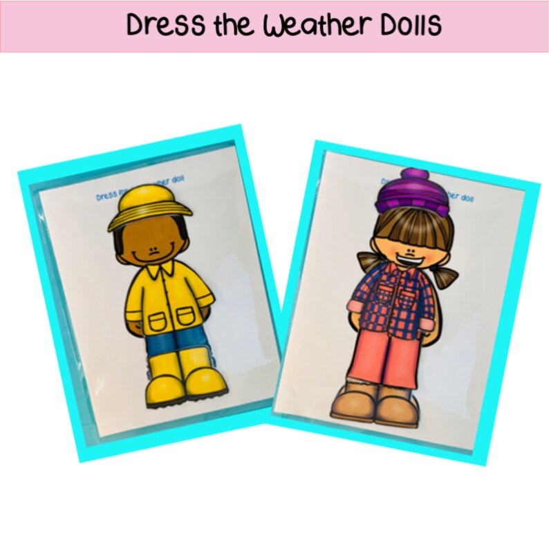 Weather Toddler Packet - Etsy