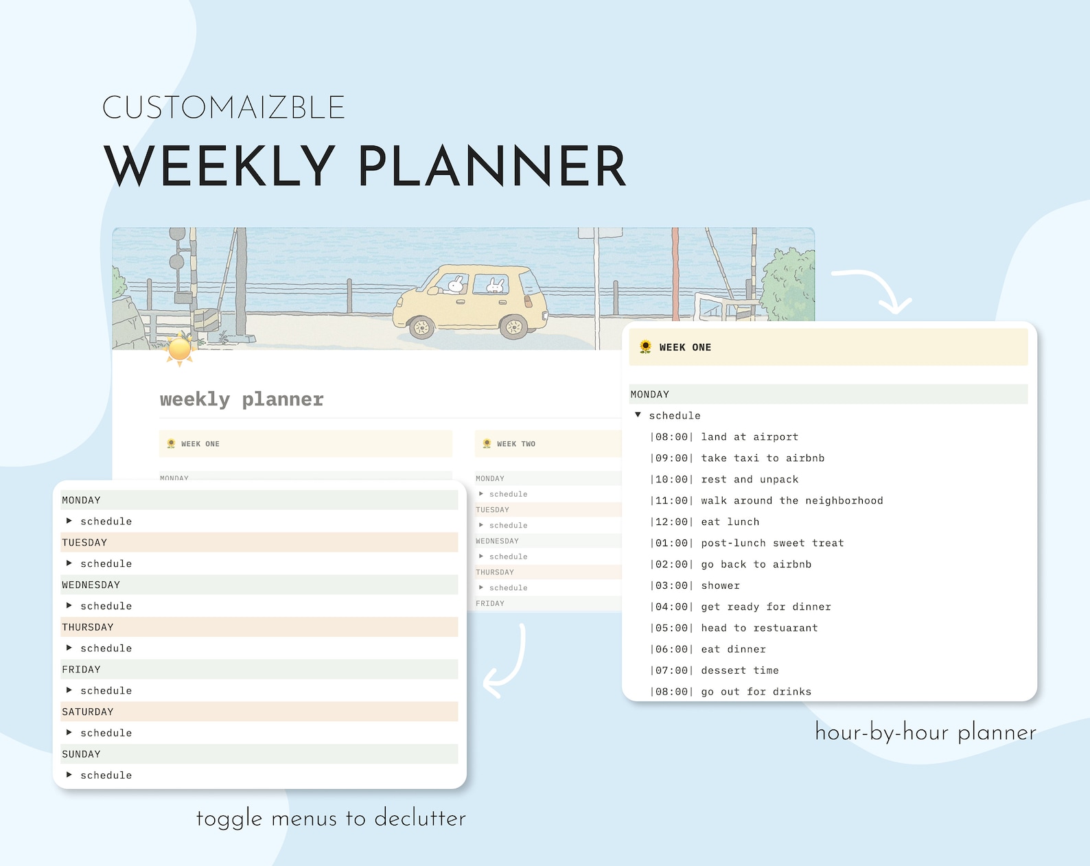 Notion Template Travel Planner, Notion Travel Dashboard, Travel Planner ...