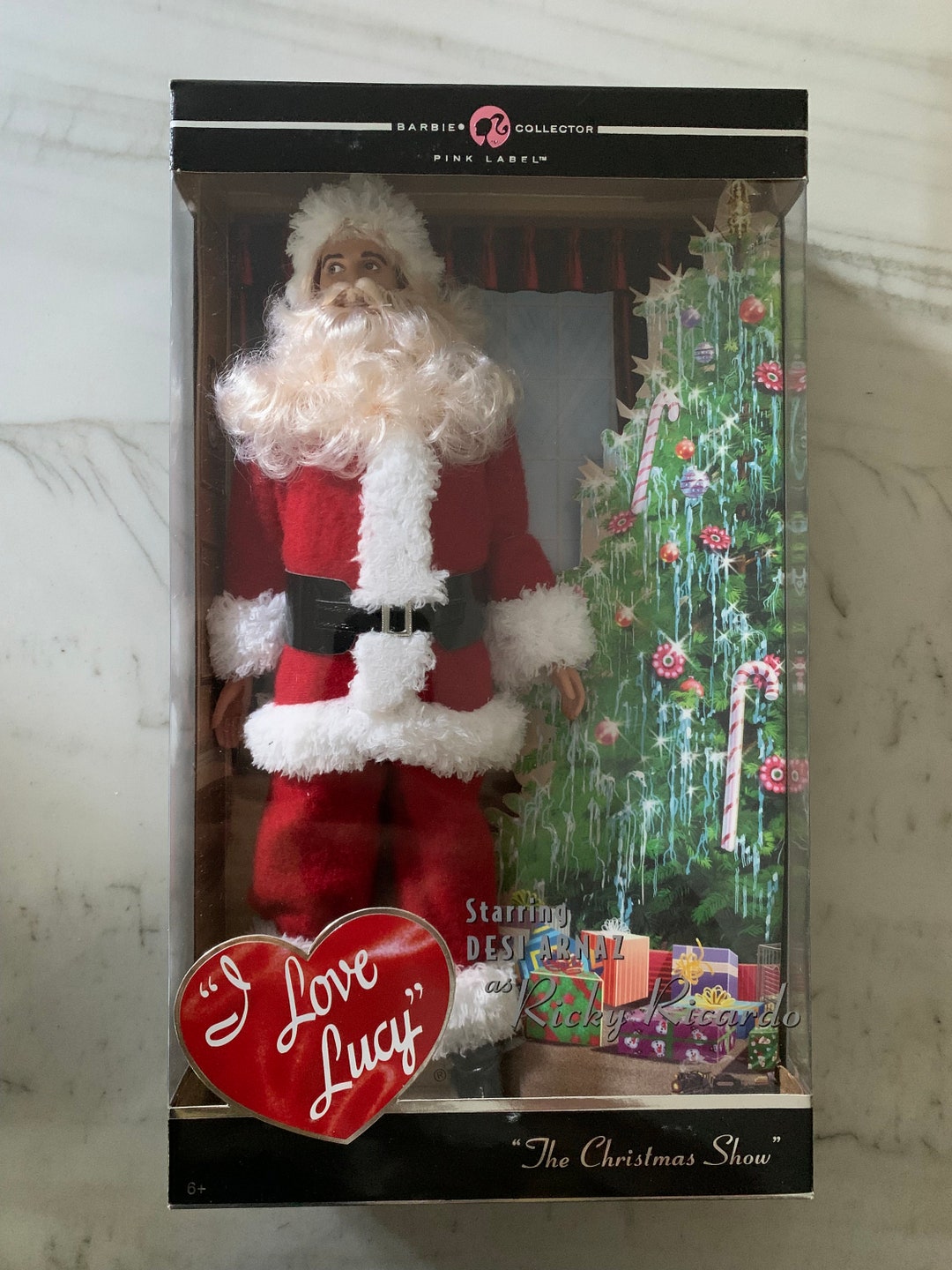 I Love Lucy Barbie, Ricky as Santa - Etsy