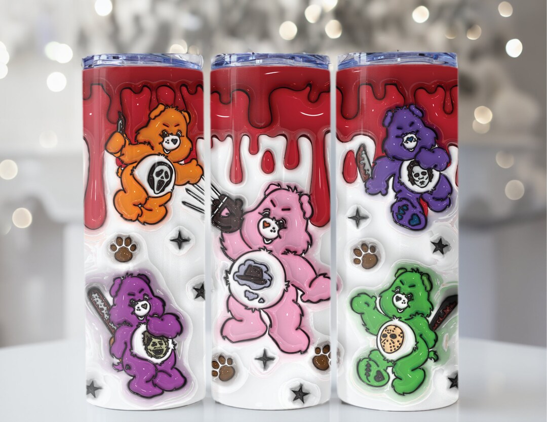 Care Bears Tumbler Spooky Bears Bears and Pumpkins Care - Etsy