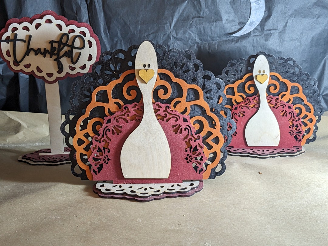 Thanksgiving Turkeys / Centerpiece / Decor - Etsy