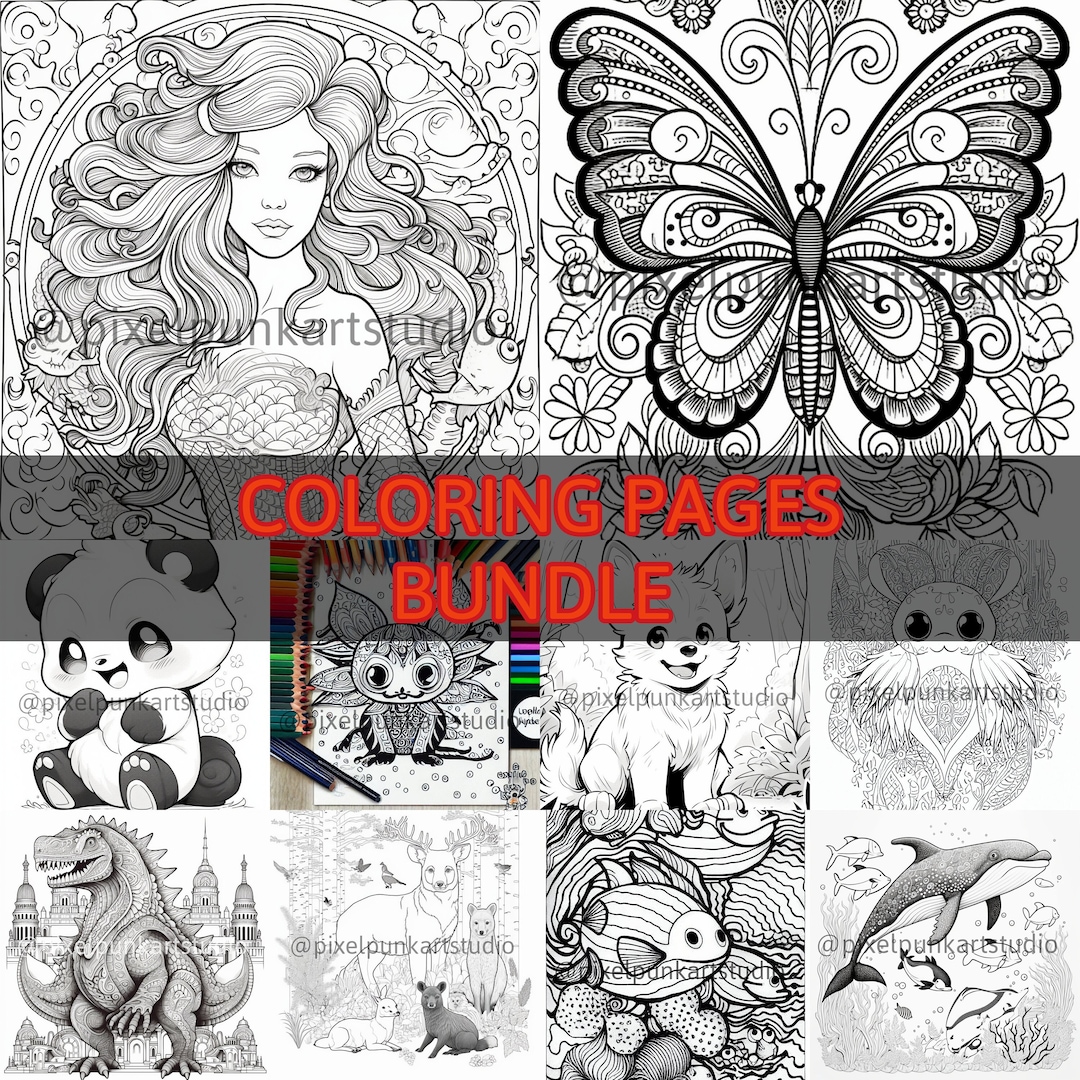 100 Easy Coloring Pages for Kids Toddlers Preschoolers Toddler Coloring ...