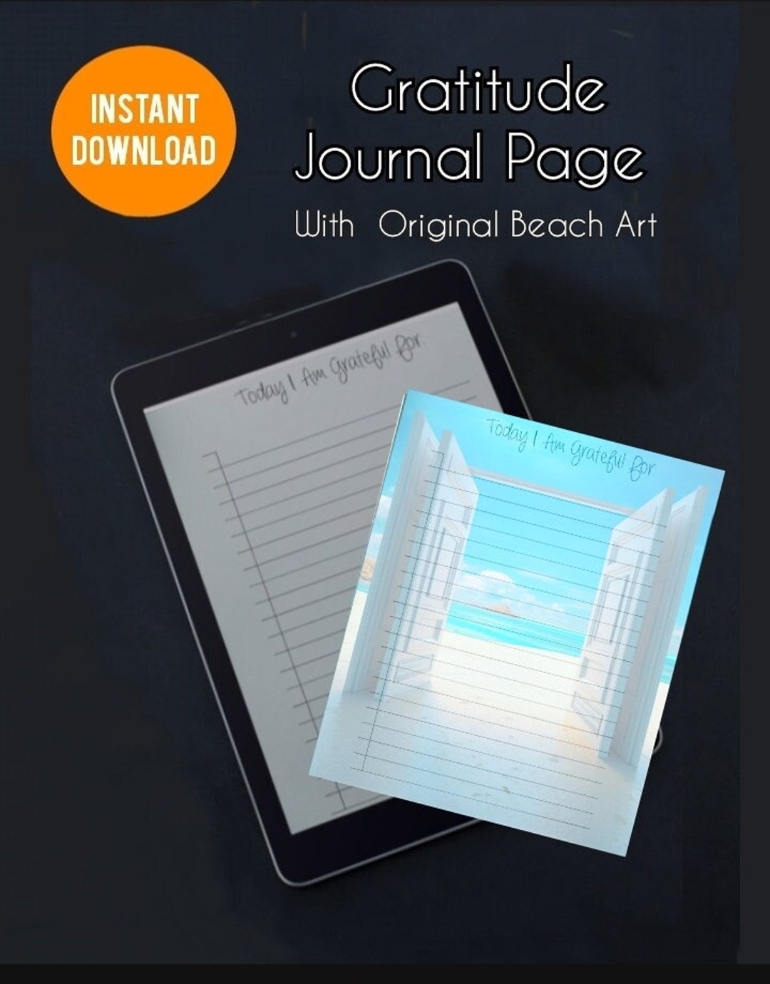 Digital Gratitude Journal /daily Gratitude Journ / Printable Journal ...