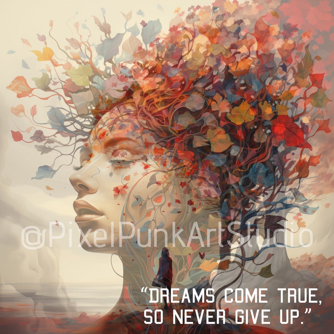 Dare to Dream professional Ai Artistprintable Poster Art - Etsy