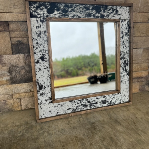 Cowhide Bathroom Wall Decor - Etsy