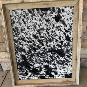 Branding Frame Cowhide Picture Frame Rustic Western Unique Farmhouse ...