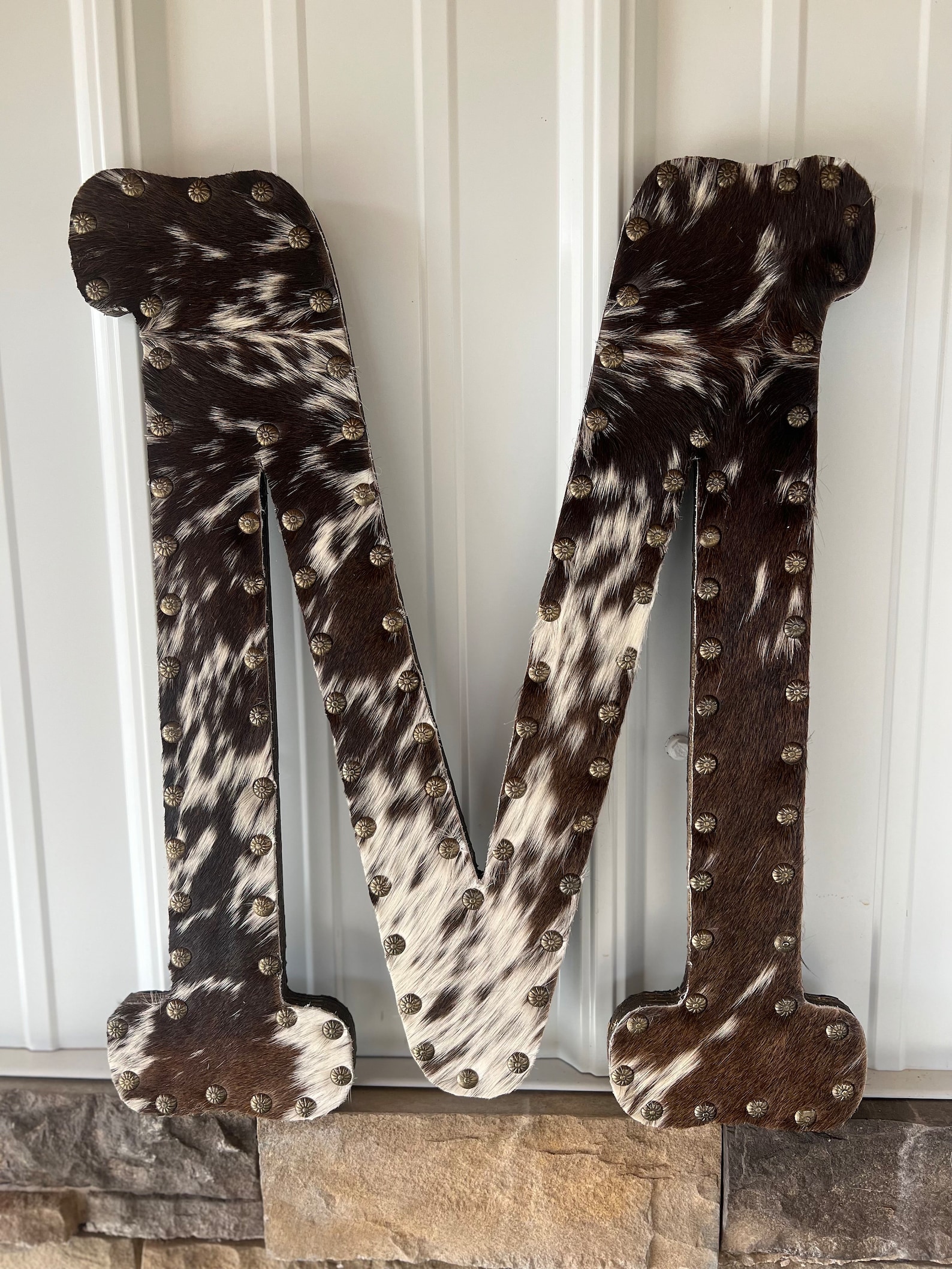 18custom Handmade Rustic Western Cowhide Letters Home Decor Wall ...