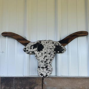 Texas Longhorn Custom Western Home Wall Art Decor Wedding Decor Rustic ...
